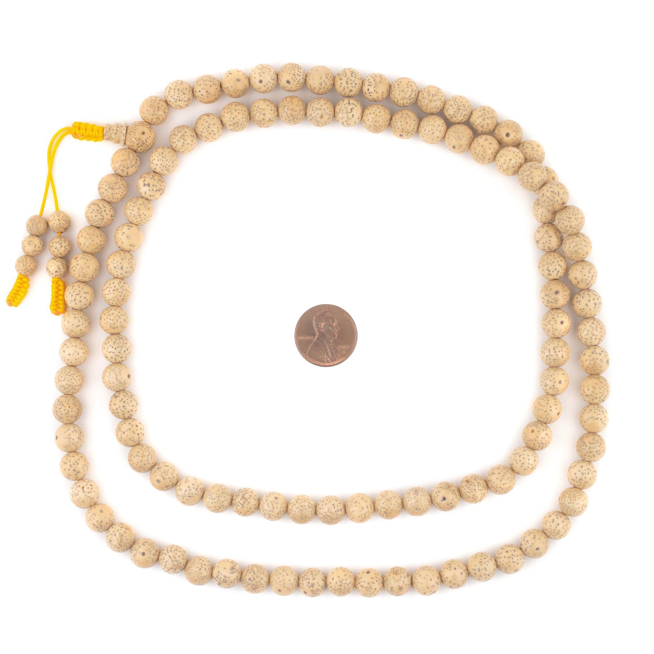 Natural Tibetan Lotus Seed Mala Beads (10mm) — The Bead Chest